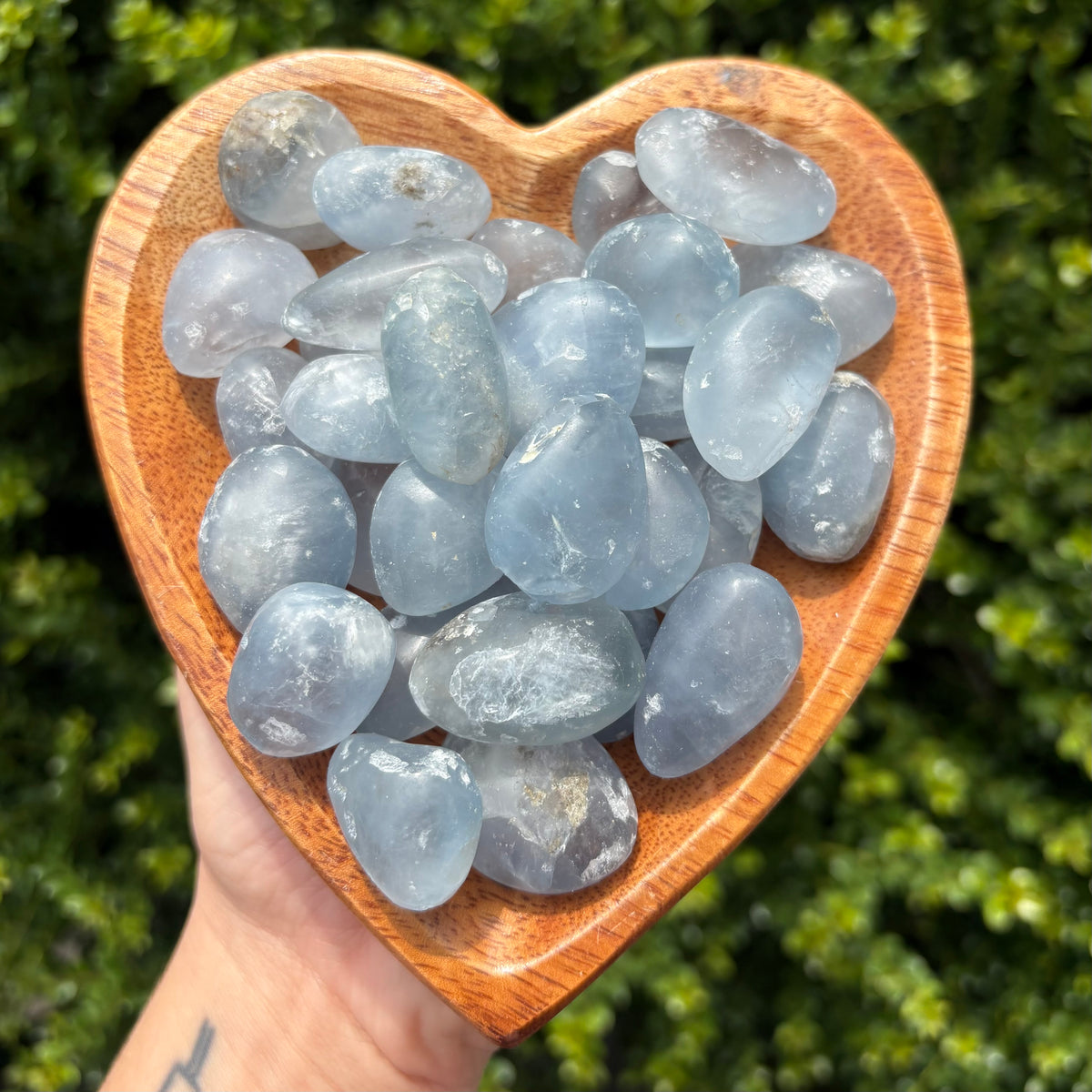 Celestite Tumbled Stones – Cosmic Geology Crystals