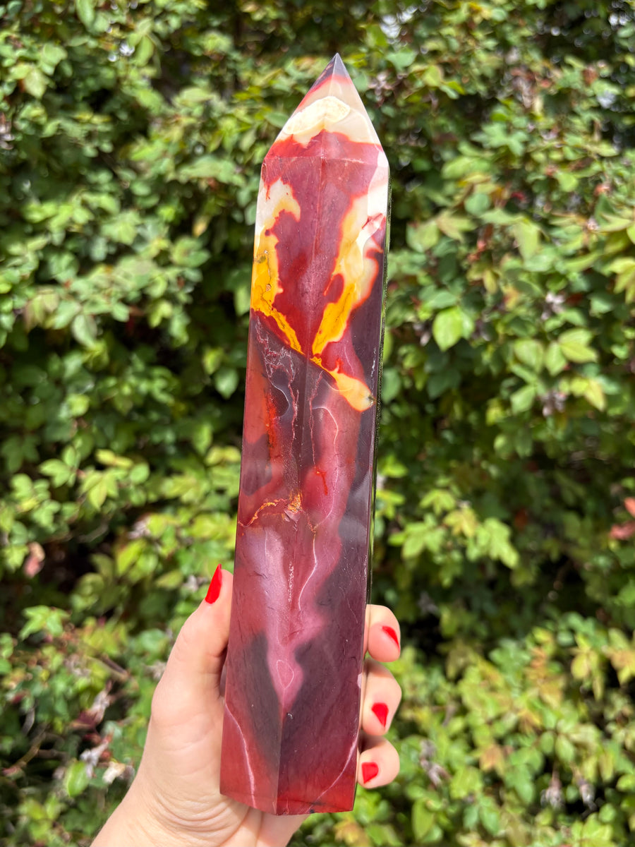 XL Mookaite Tower A – Cosmic Geology Crystals