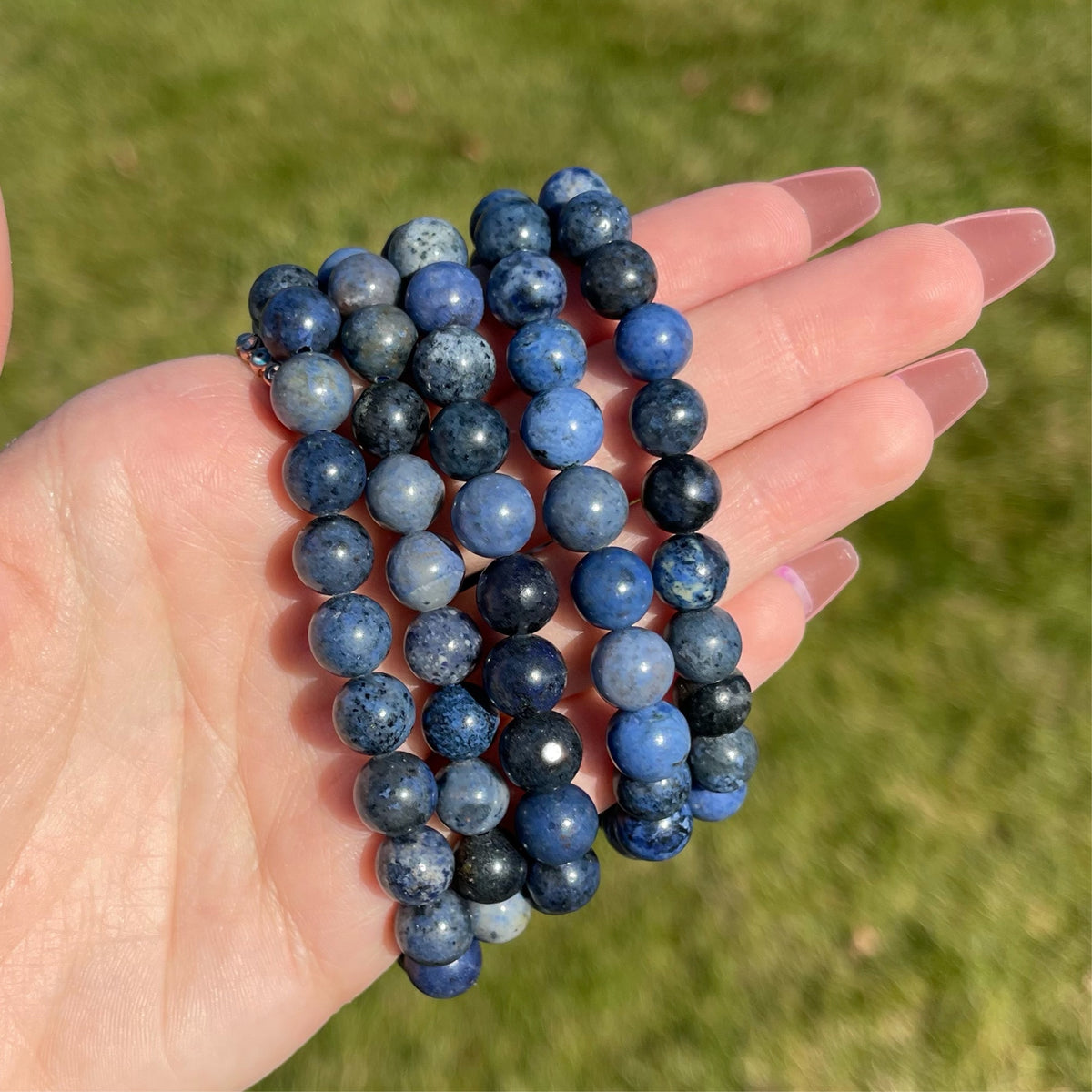 Dumortierite Bracelets – Cosmic Geology Crystals