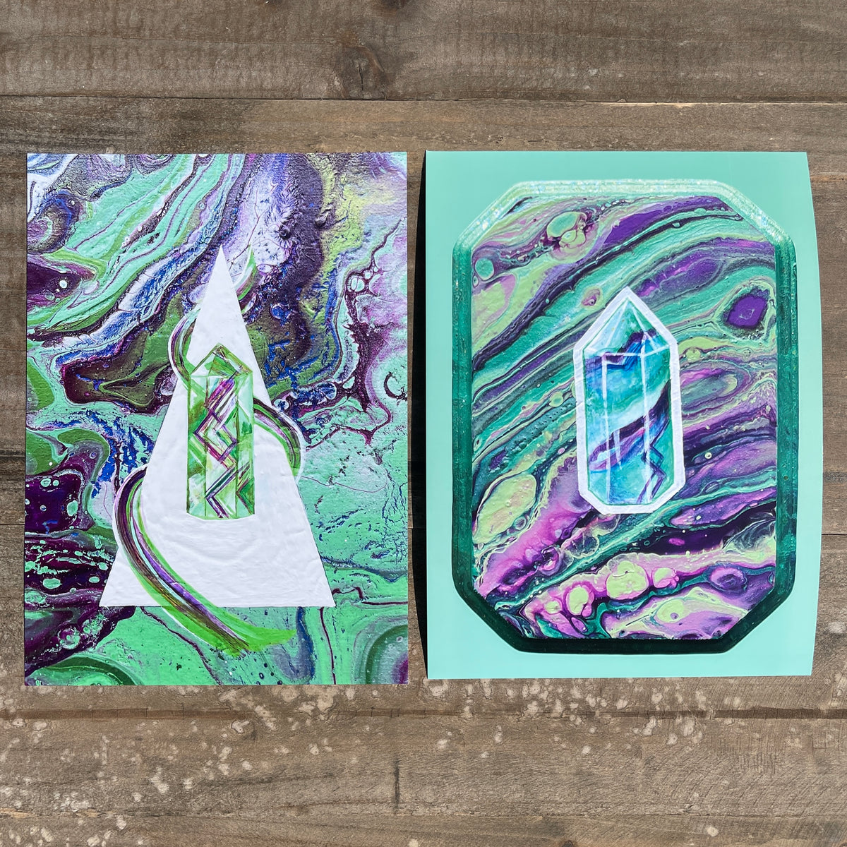 Fluorite Crystal Art Prints – Cosmic Geology Crystals